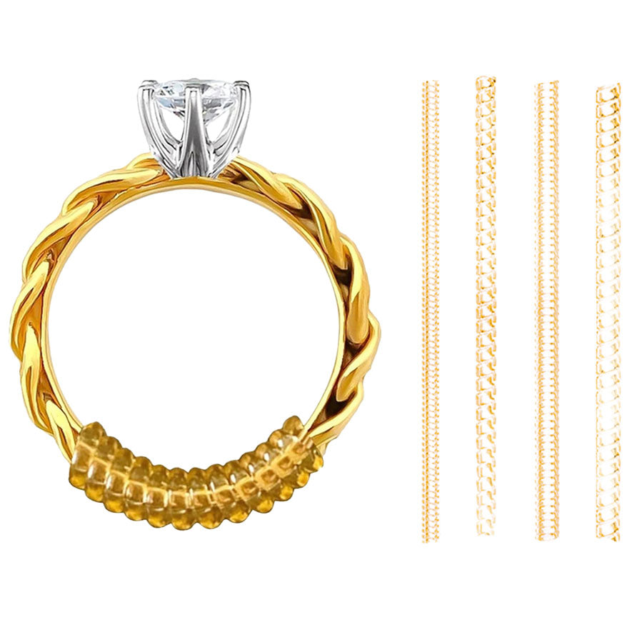 Silicone Ring Size Reducers - 4 sizes (Gold) | FRENELLE NZ