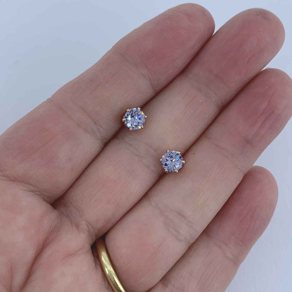 18K White Gold Crystal Jewellery Set "Alexandra" (Pale Blue)